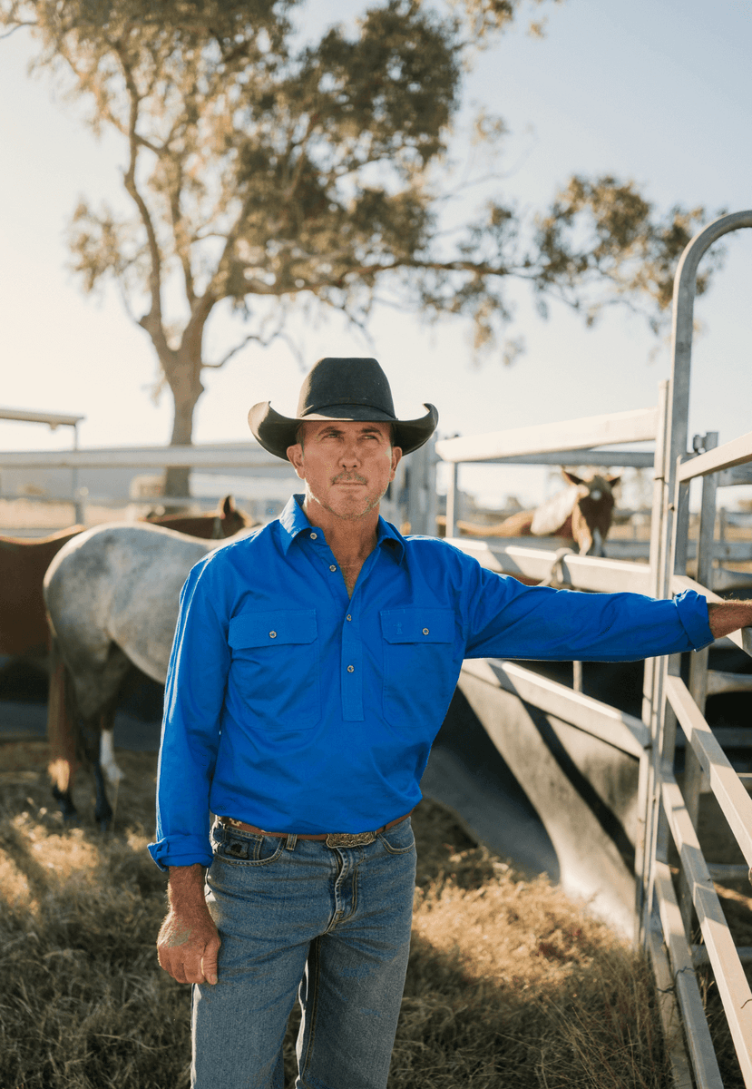 Pilbara Mens Closed Front Work Shirt RM200CF – Fast Print Signs & Apparel