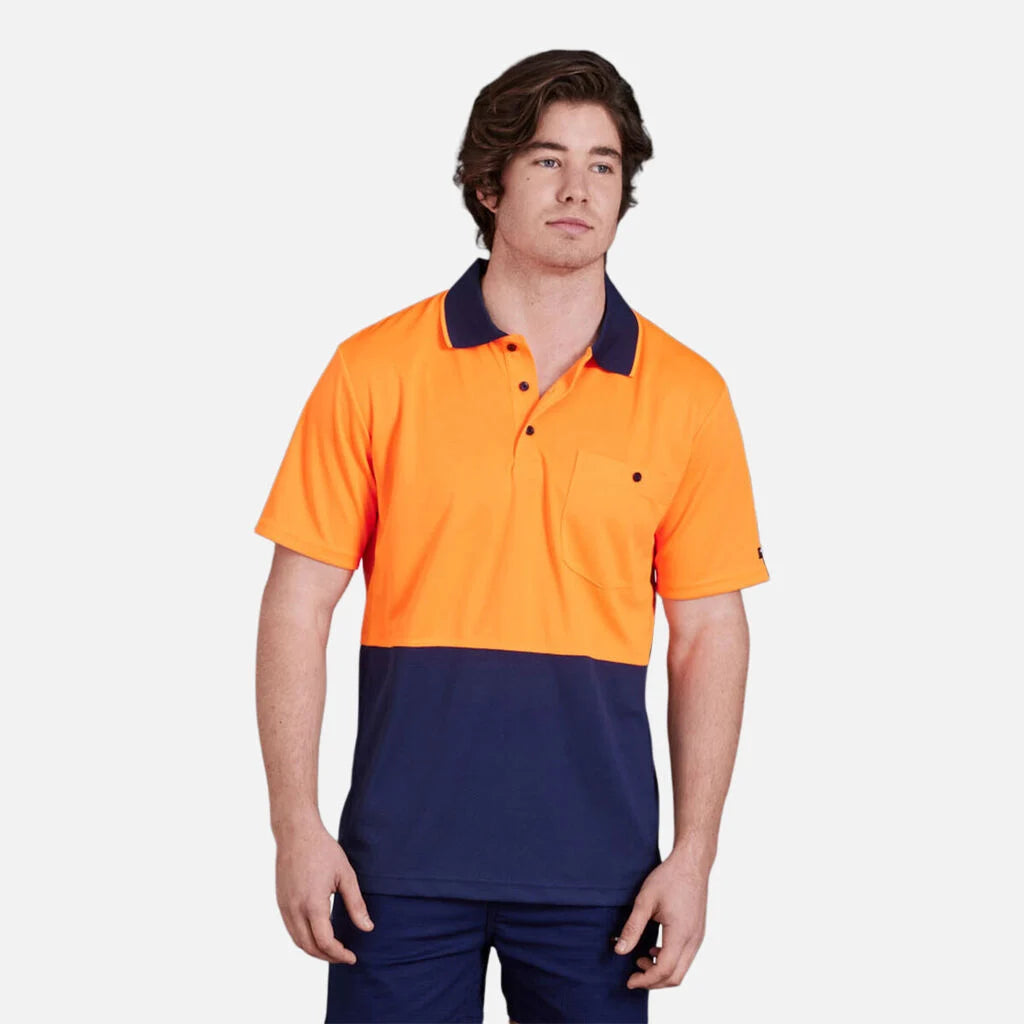 Workcool Hyperfreeze Hi-Vis Two Tone Short Sleeve Polo Shirt – Fast ...